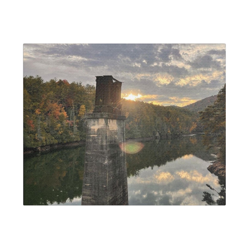 Tallulah Falls Lake, Tallulah Falls Railroad, Fall Time, Mountain ...