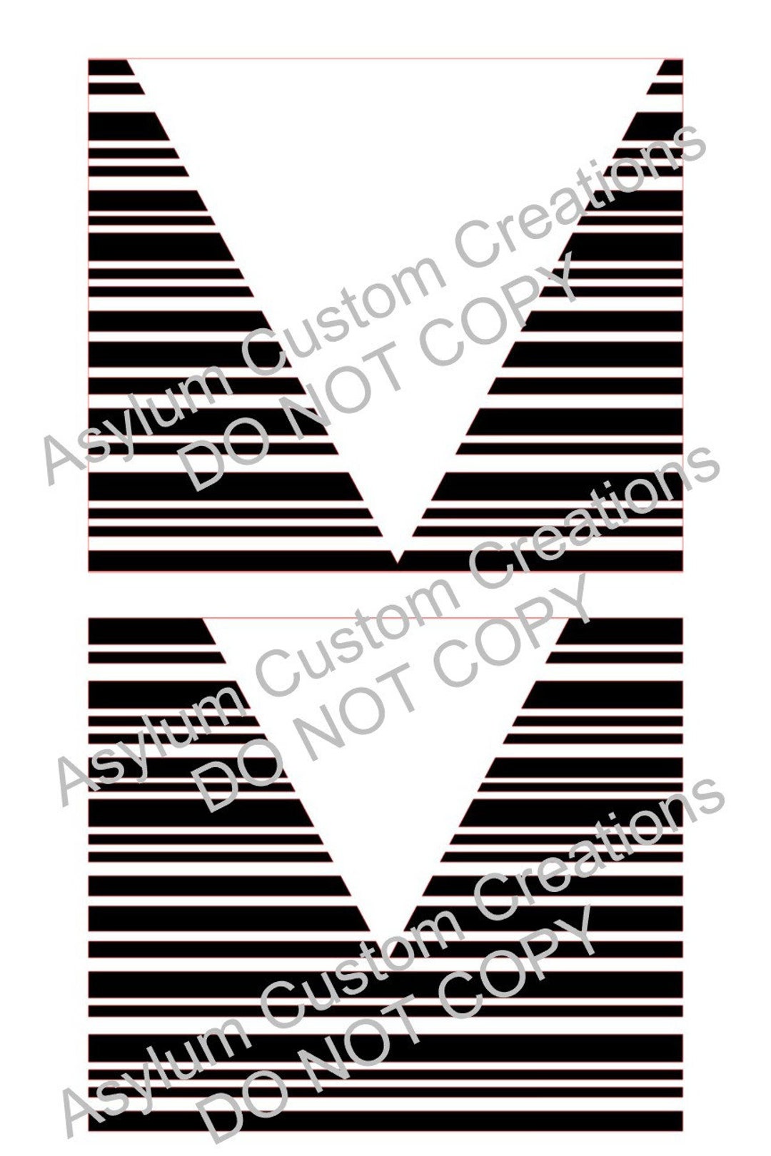 Split V Serape Tumbler Template - Etsy