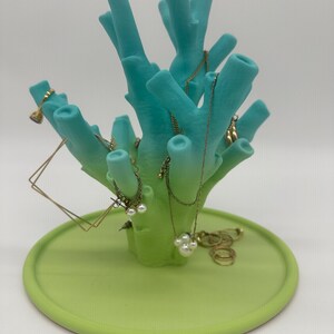 Echinata Coral Jewelry Stand | Multiple Colors | Perfect Gift for Her ...