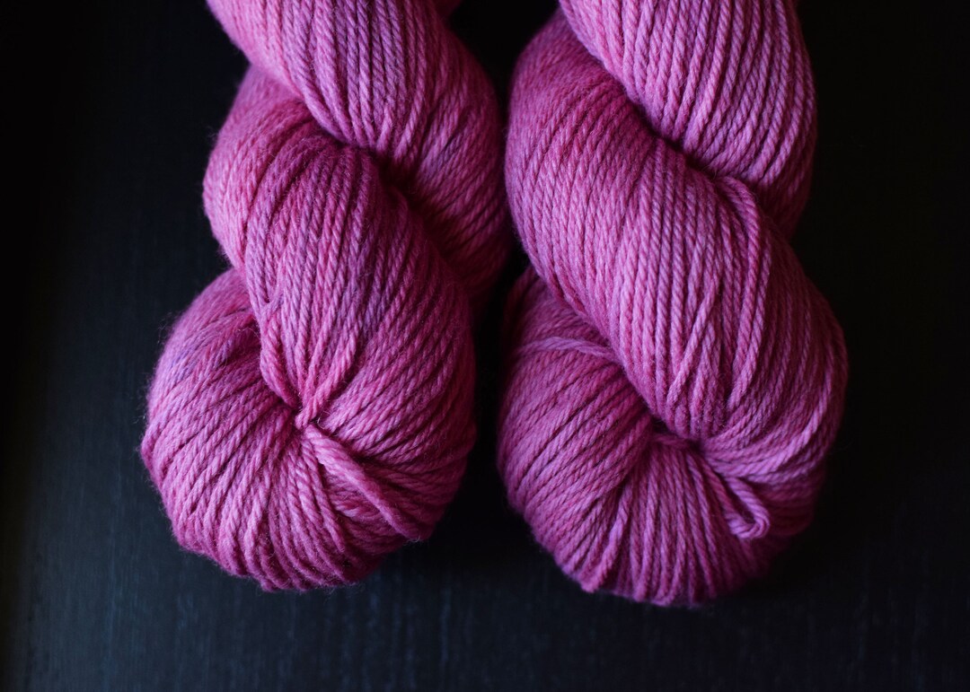 Organic Merino Wool 4ply Worsted-aran 219yrd 100g Naturally Dyed With ...