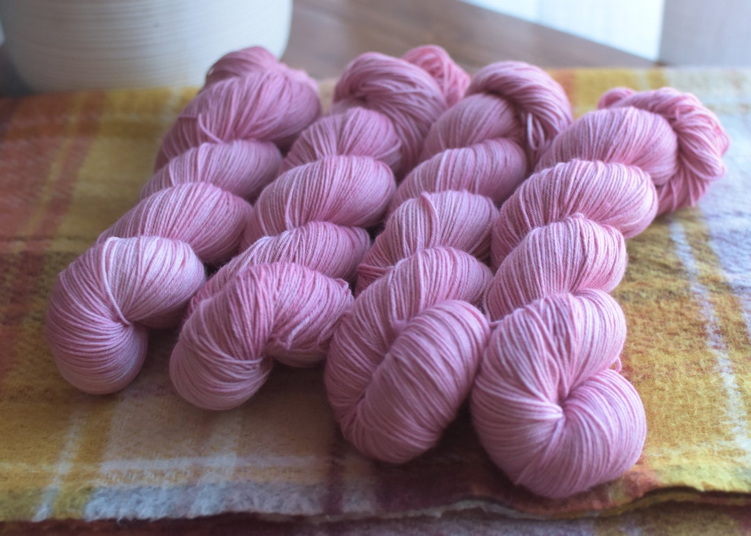 Wild Rose" Superwash Merino Wool With Recycled Nylon 100g Fingering ...