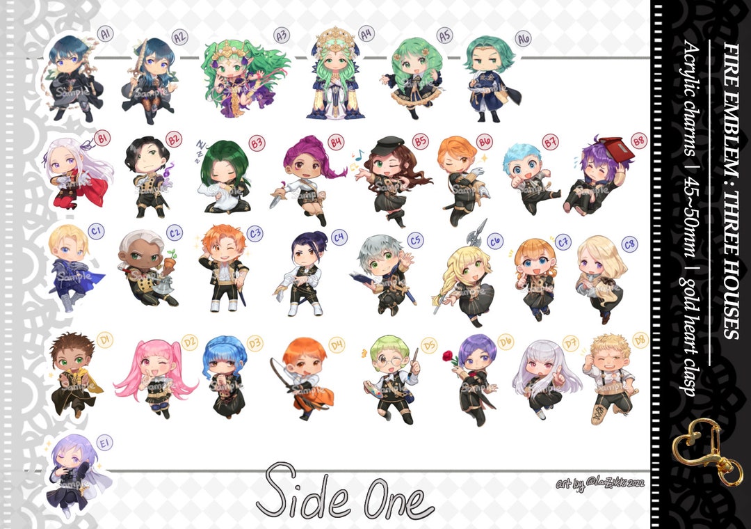Fire Emblem: Three Houses Charms - Etsy