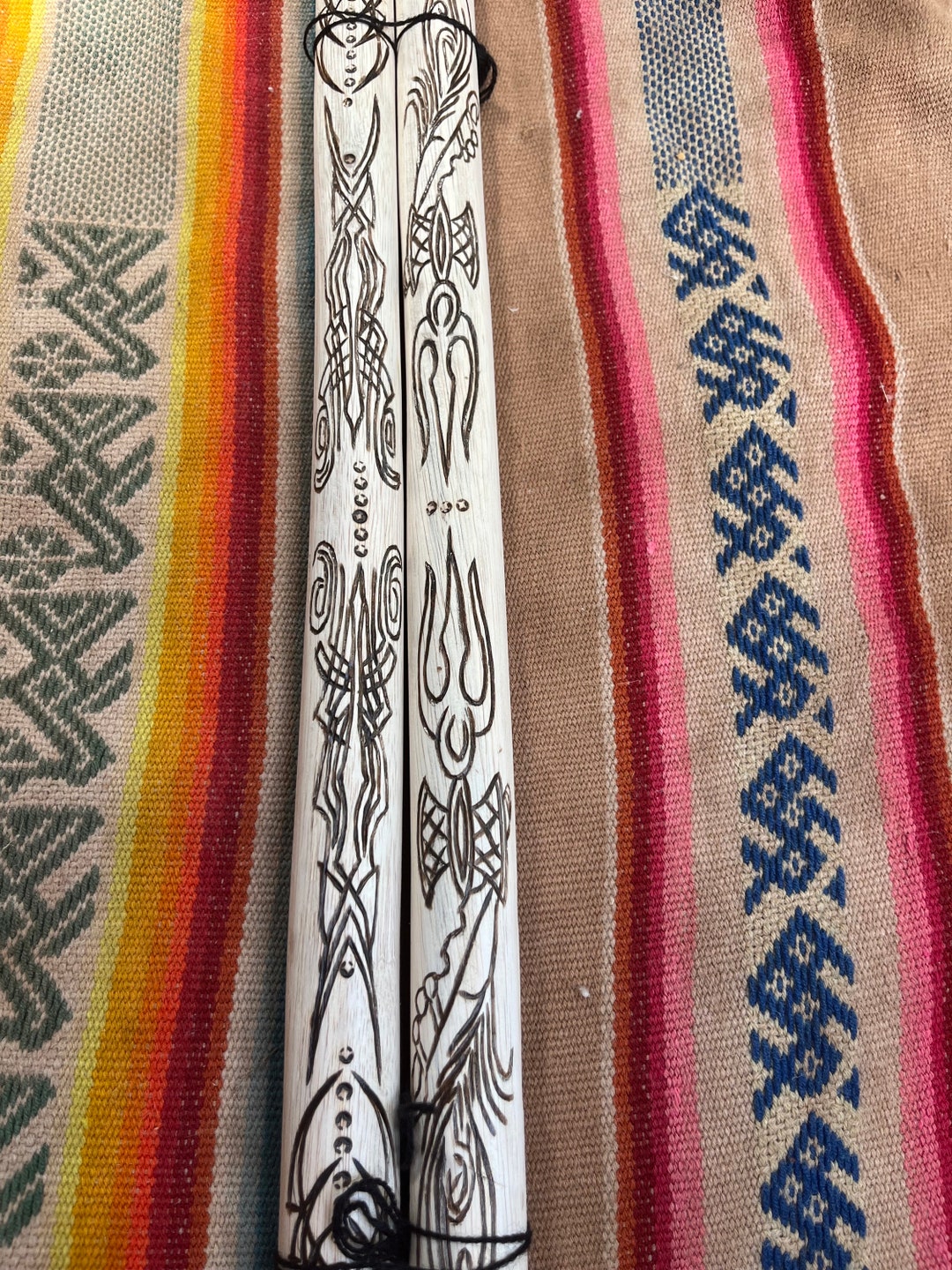 Sumatran Tribal Peace Sticks 21" B - Etsy