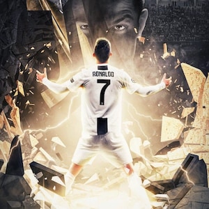 Cristiano Ronaldo - Poster 4K - Etsy