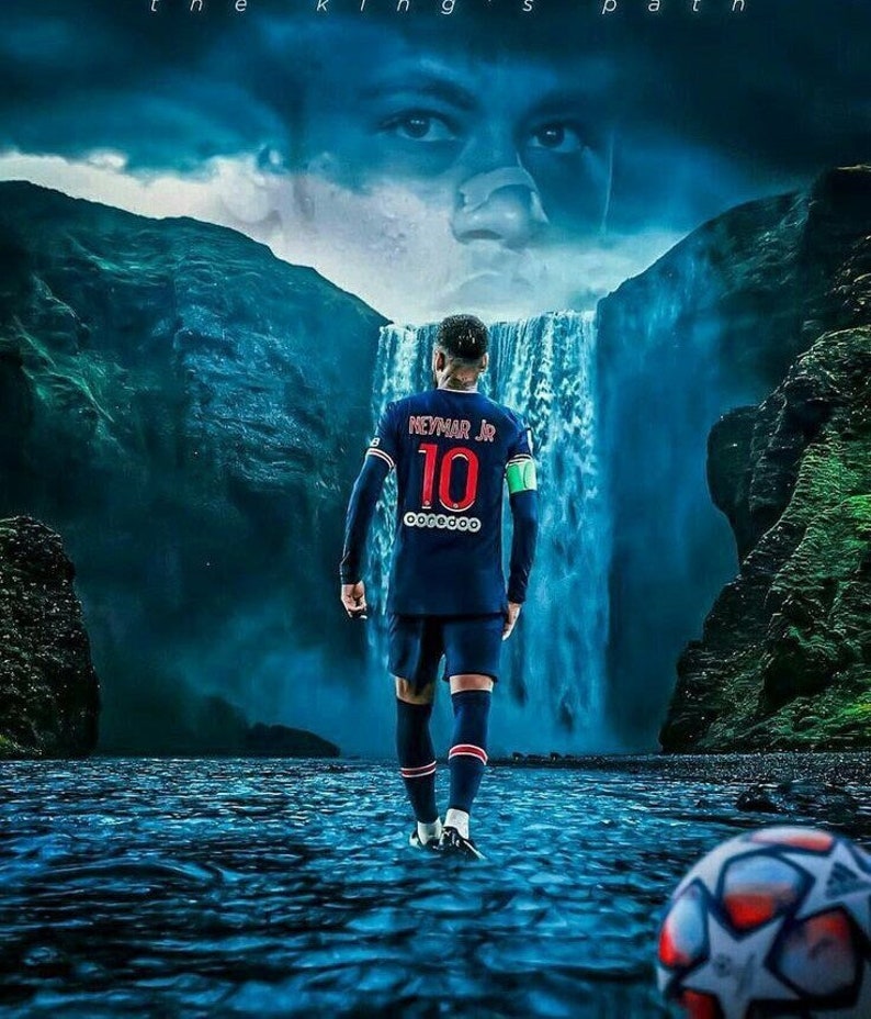 Neymar Psg Poster Etsy