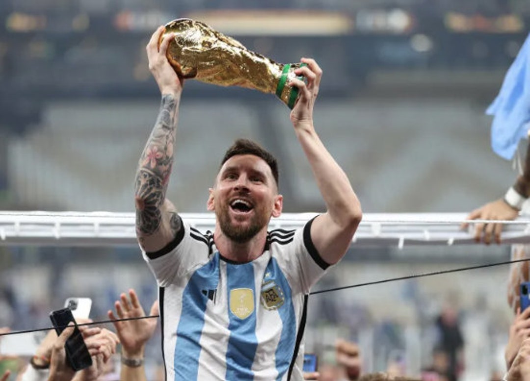 Messi World Cup Winner Print | Argentina National Team (digital ...