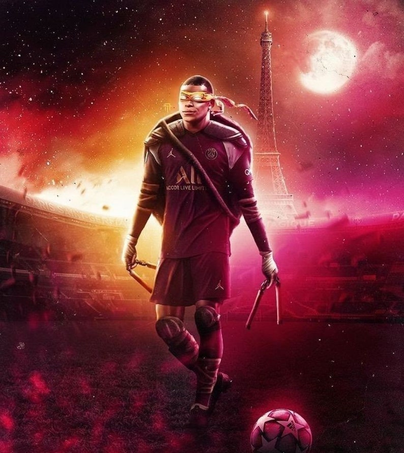 Kylian Mbappe - 4K Poster - Etsy