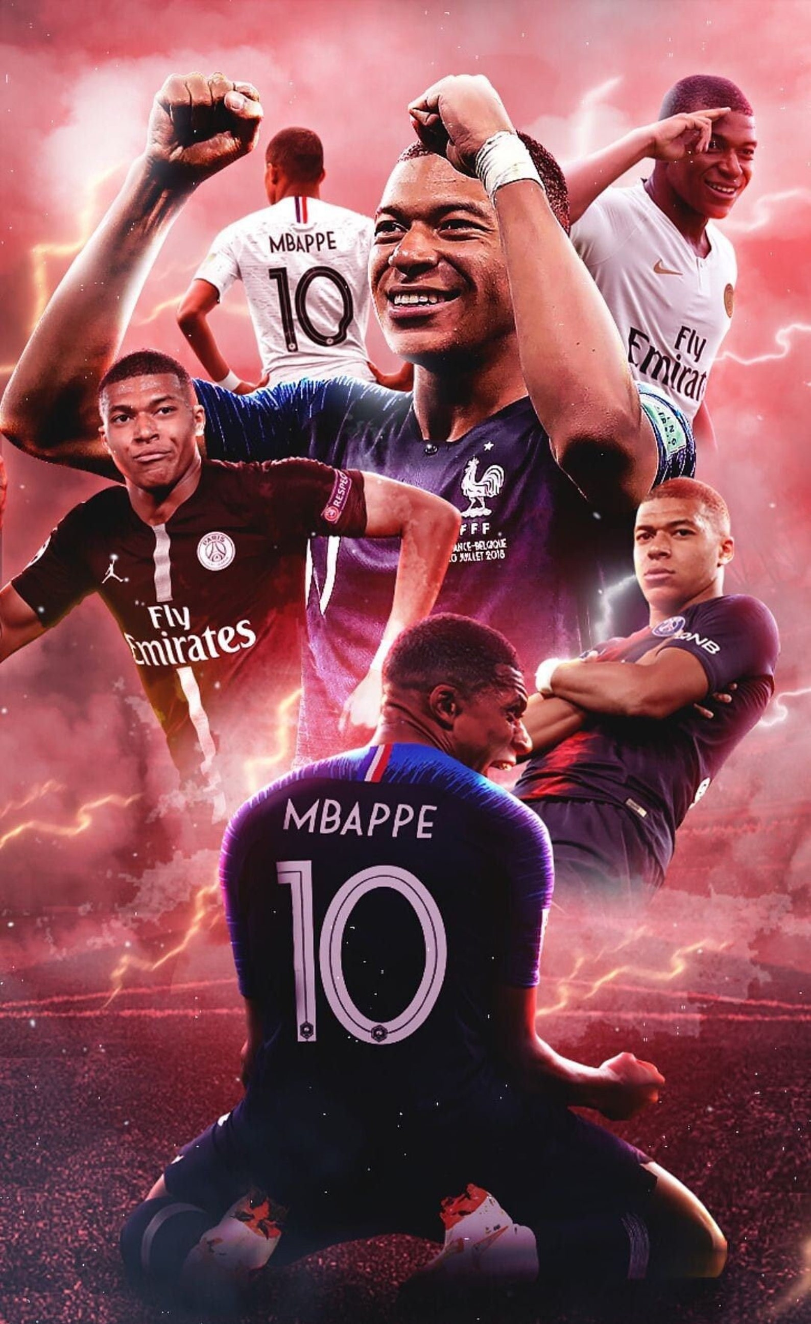 Kylian Mbappé - Poster 4K - Etsy