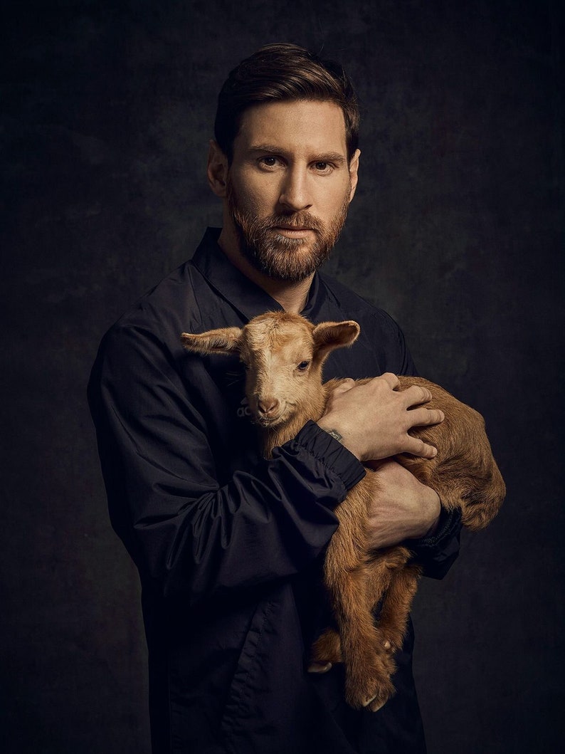 Lionel Messi Goat - 4K Poster - Etsy