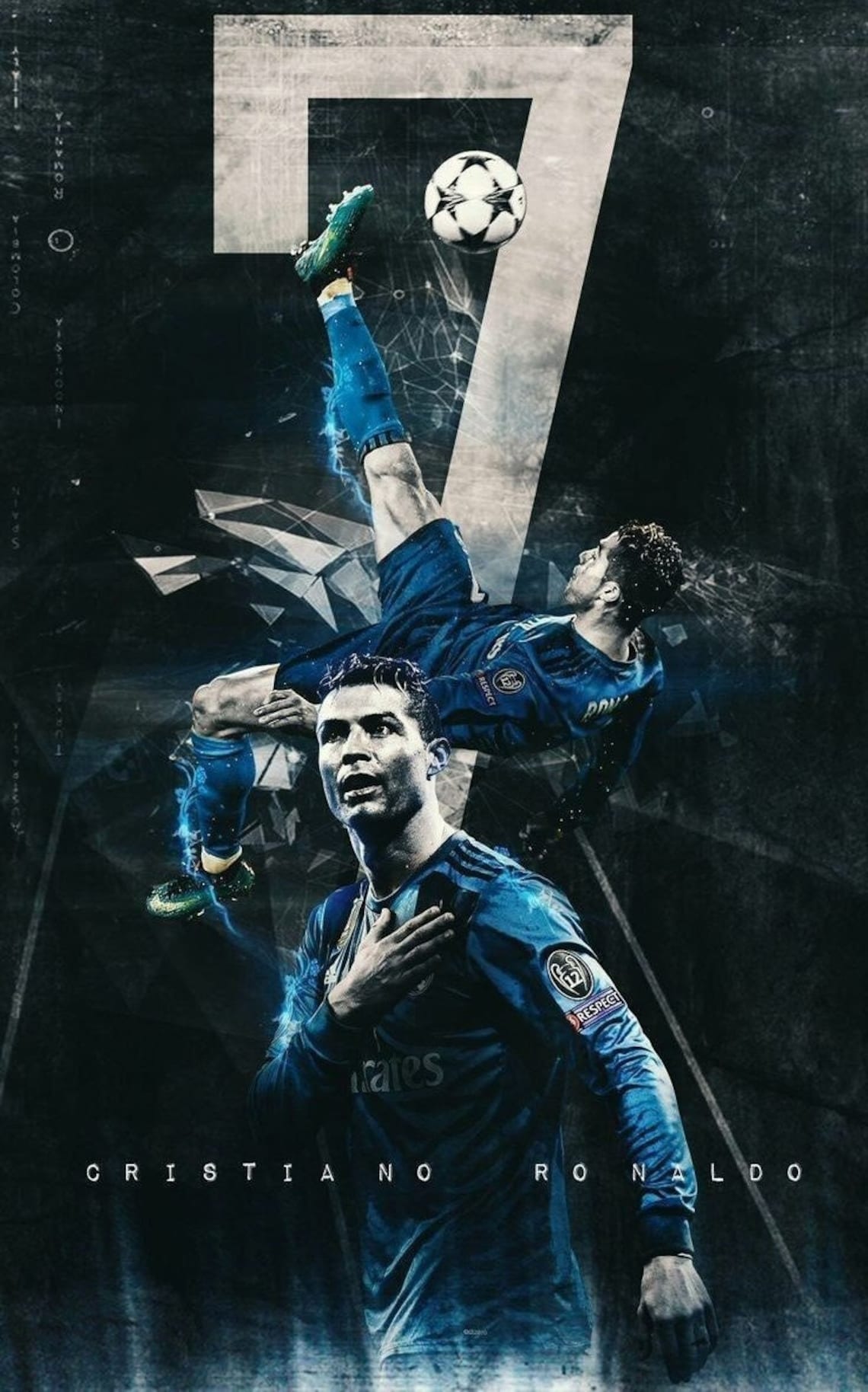 Cristiano Ronaldo - 4K Poster - Etsy