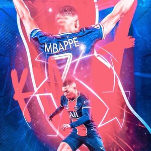 Kylian Mbappe - 4K Poster - Etsy