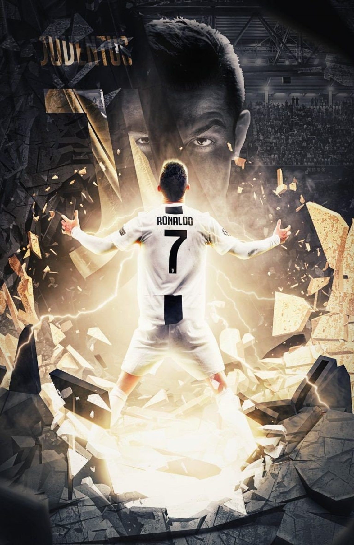 Cristiano Ronaldo - Poster 4K - Etsy