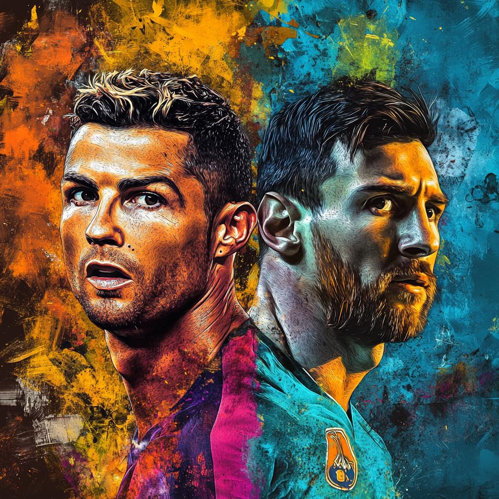 Messi & Ronaldo 4k Poster - Etsy