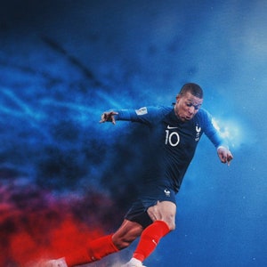 Kylian Mbappe - Poster - Etsy