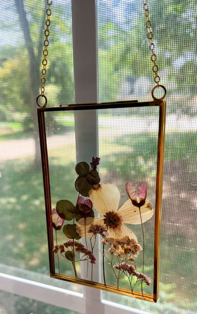 Pressed Flower Frame Etsy