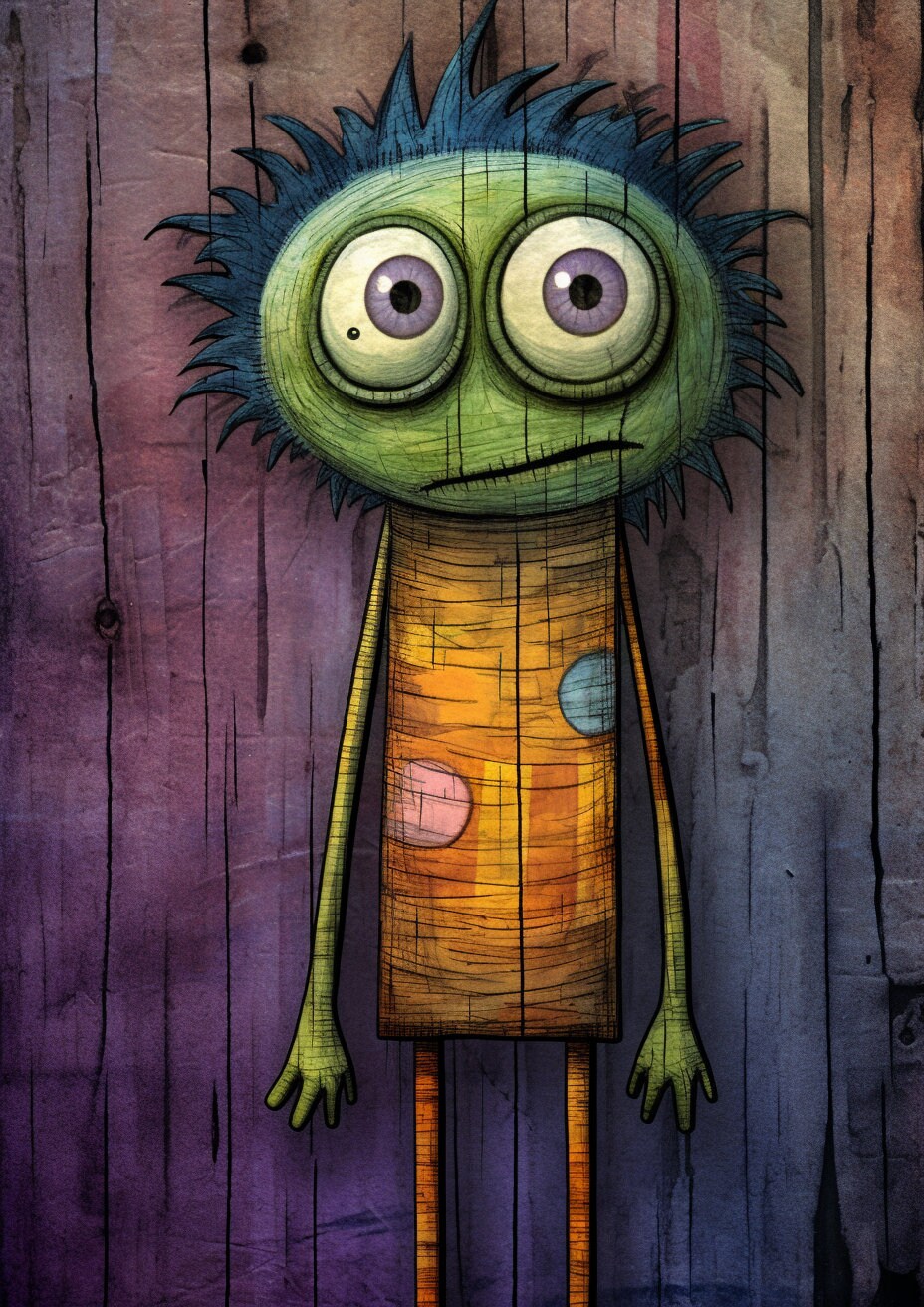 Cuddly Monsters | 41 High Resolution Digital Artworks for Download ...