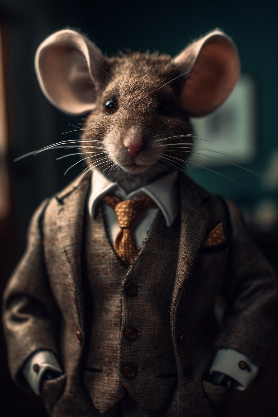Animals in Suits Set 51 High Resolution Digital Artworks for Download ...