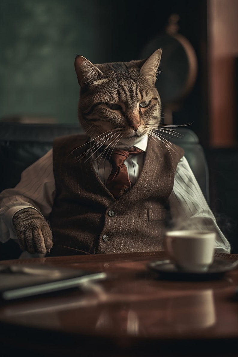 Animals in Suits Set 51 High Resolution Digital Artworks for Download ...