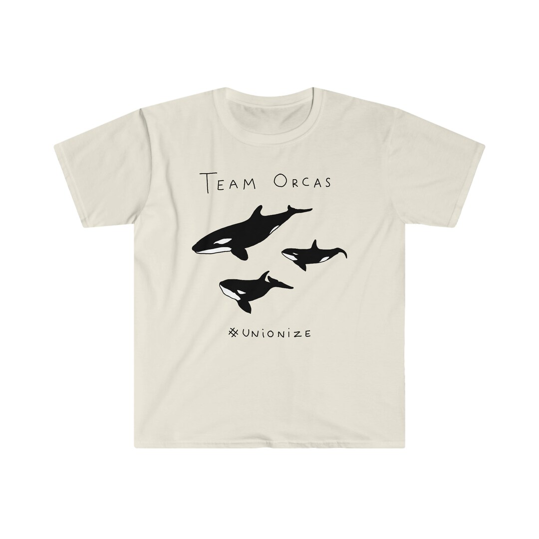 ORCAS Unisex Softstyle T-shirt, Funny Tee, Graphic Tee, Orca Shirt ...