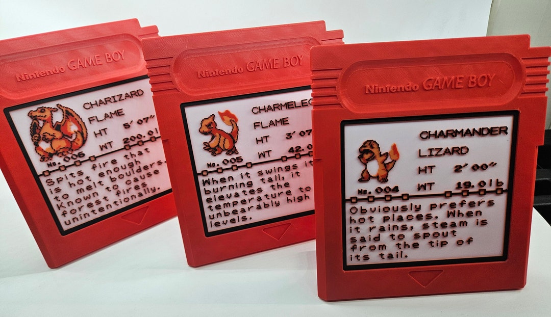 Large Pokemon Pokedex Cartridges - Etsy
