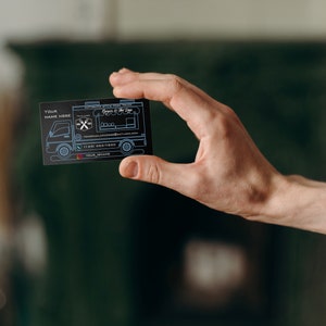 Editable Business Card for Food Truck or Catering - Edit in Canva ...