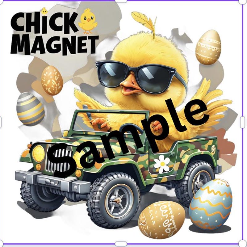Chick Magnet - Etsy
