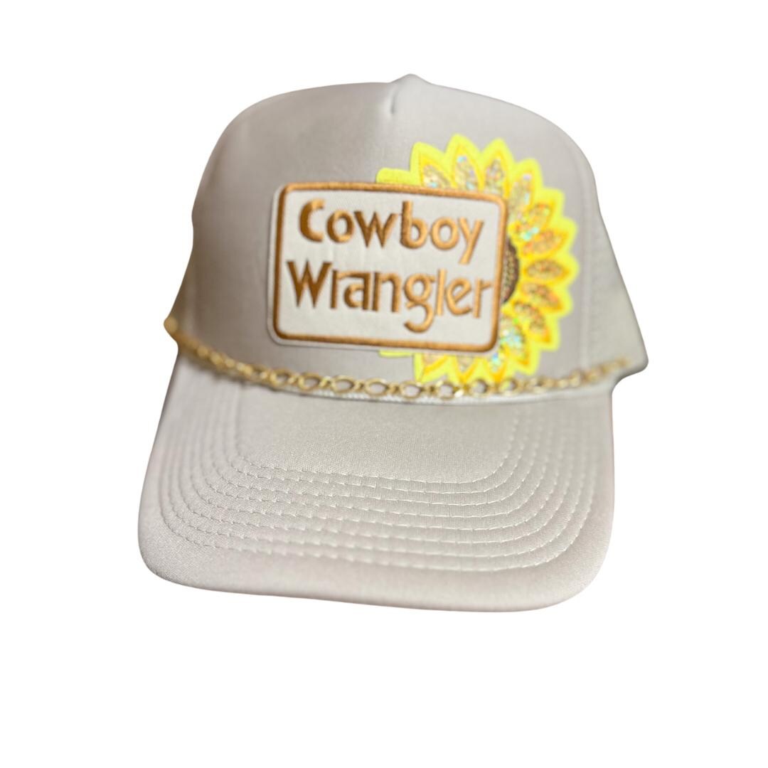 Cowboy Wrangler Trucker Hat - Etsy
