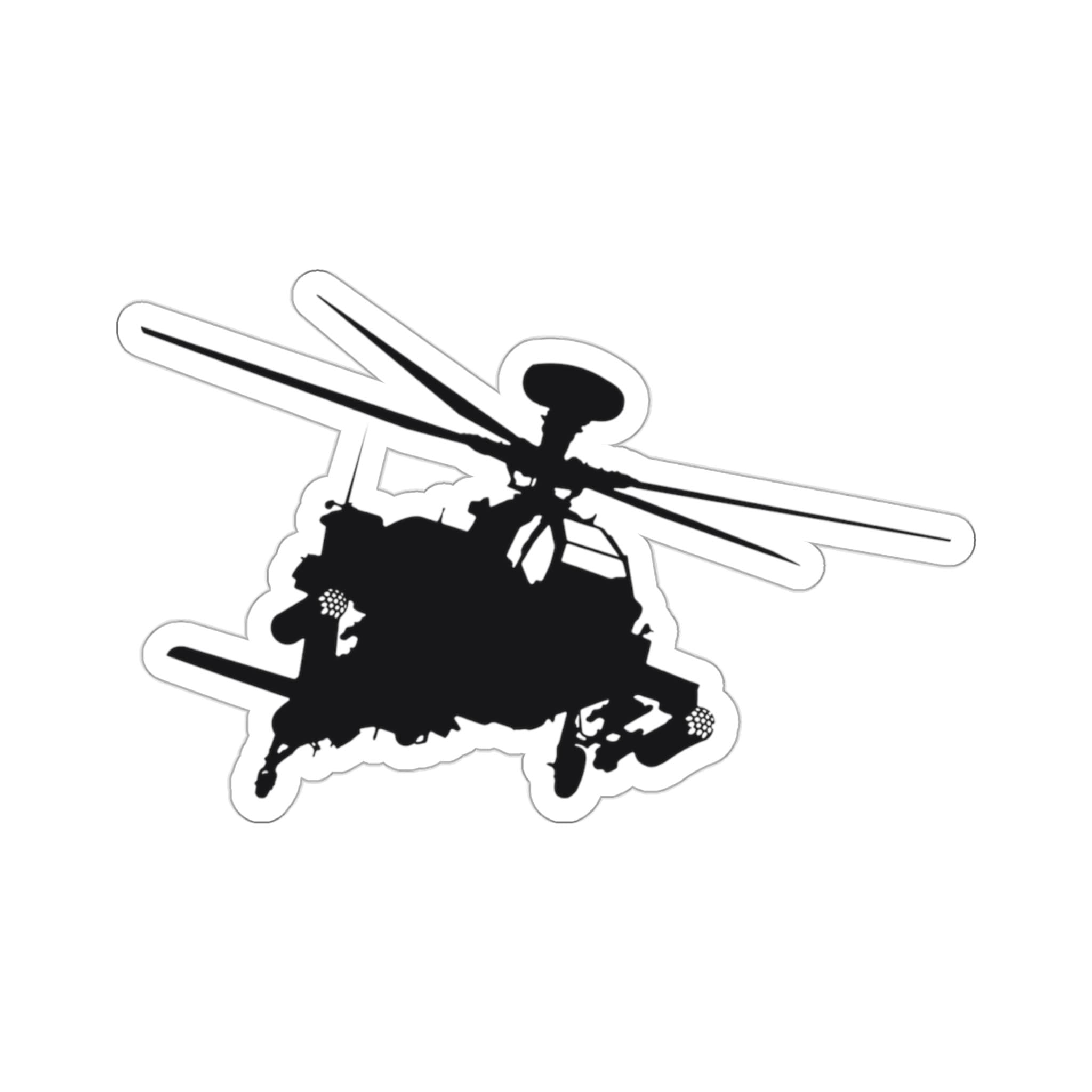 AH-64 Apache Helicopter Kiss-cut Stickers - Etsy