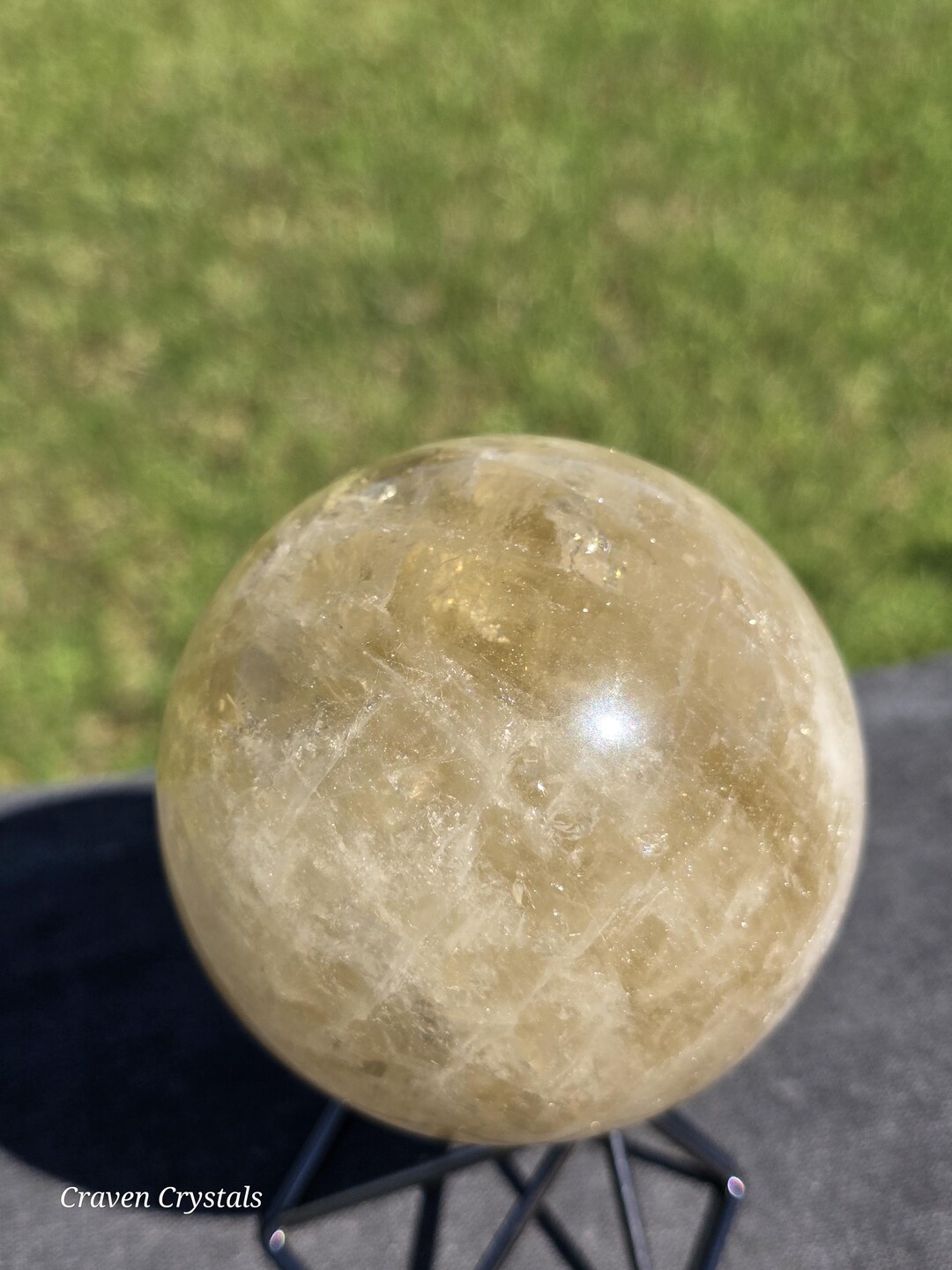 Citrine Crystal Sphere - Etsy