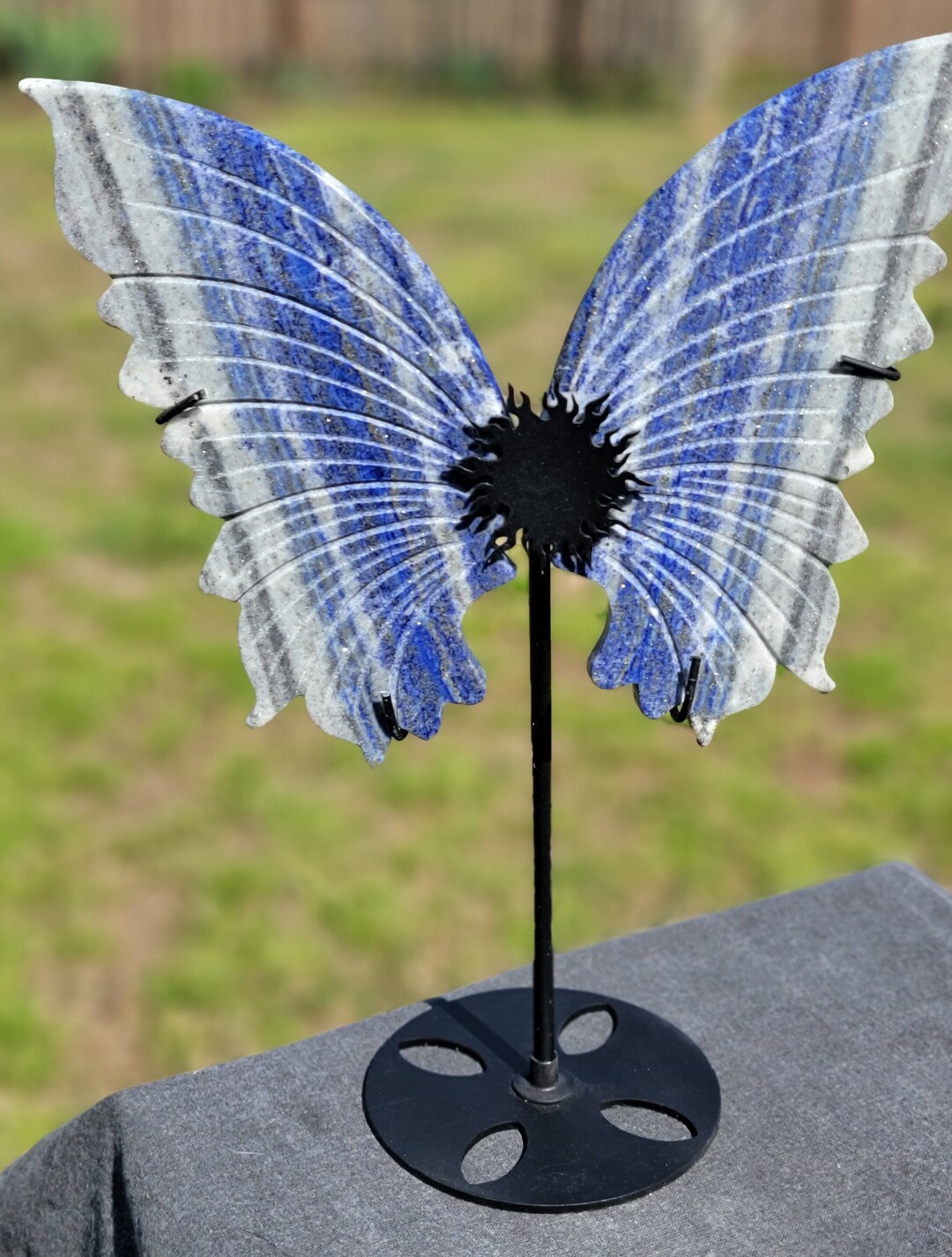 Lapis Lazuli Crystal Butterfly Wings - Etsy