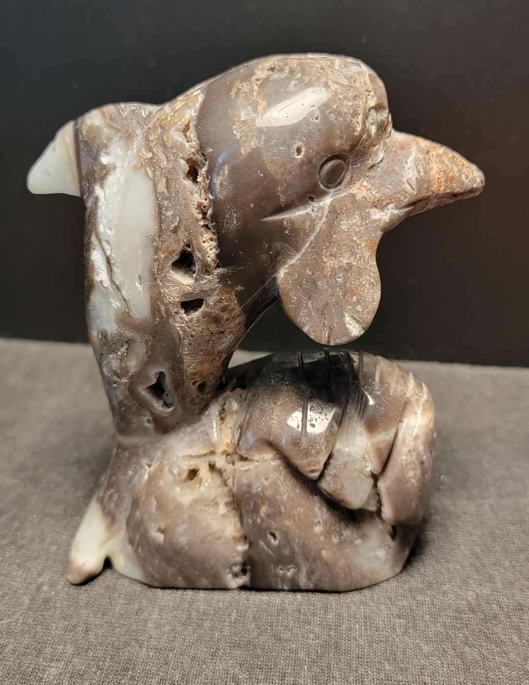 Caribbean Calcite Crystal Dolphin Carving - Etsy