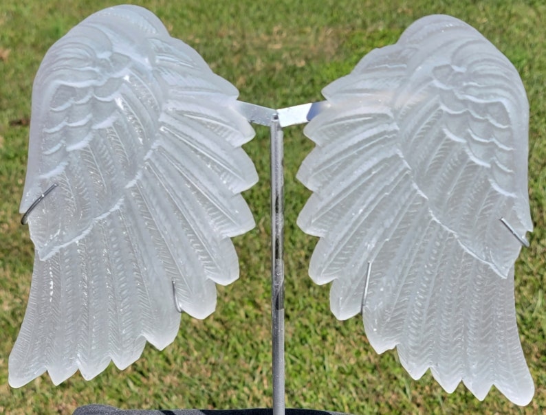 Selenite Crystal Angel Wings - Etsy