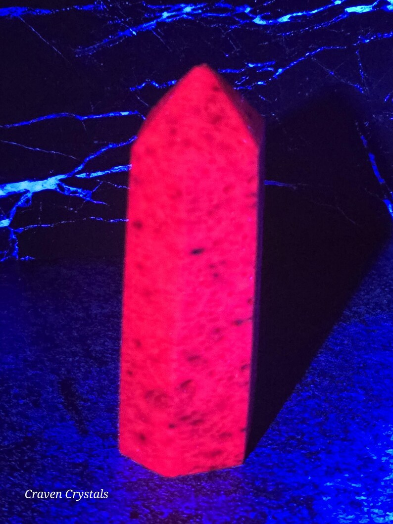 Honeycomb Ruby Crystal Tower - Etsy