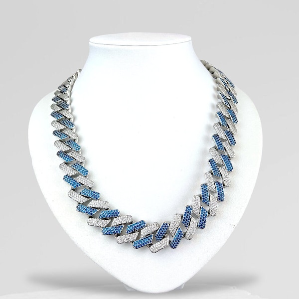 Blue Chain Link - Etsy