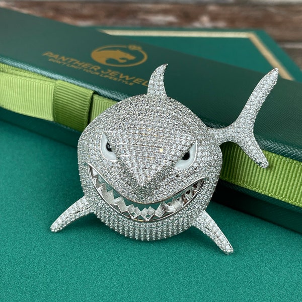 Shark Pendant - Etsy
