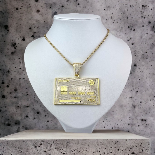 Chain Brass Pendant - Etsy