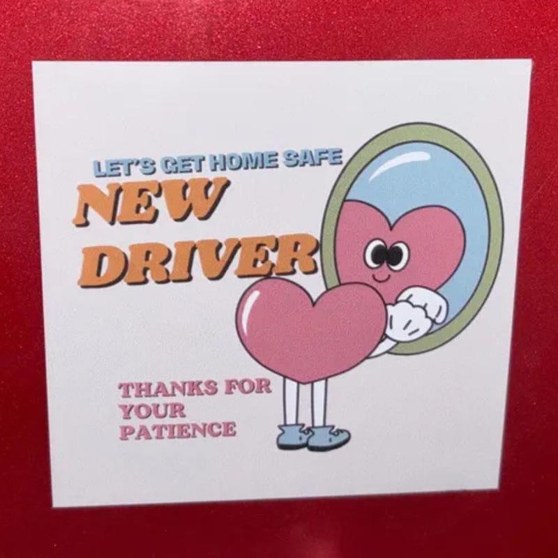 New Driver Sticker - Etsy
