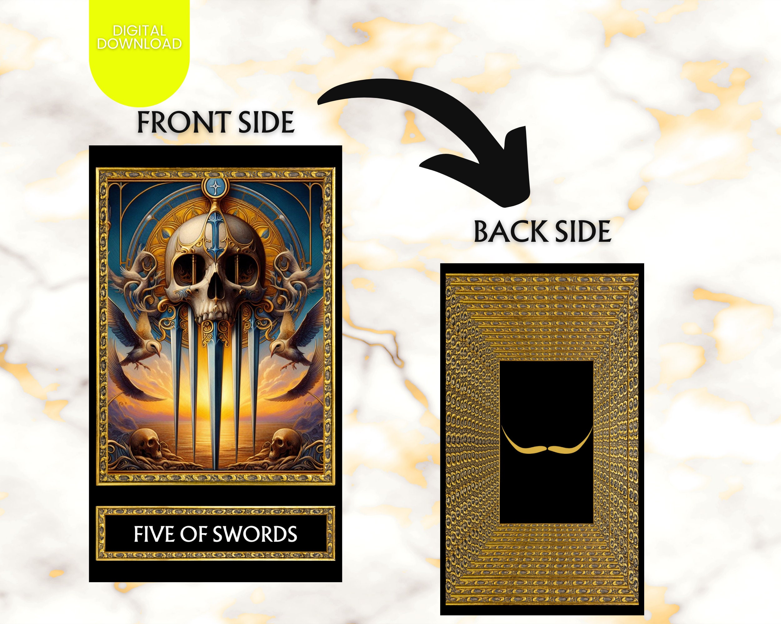 78 Unique Artistic Tarot Cards Deck Digital Tarot Cards Deck Pdf Tarot ...