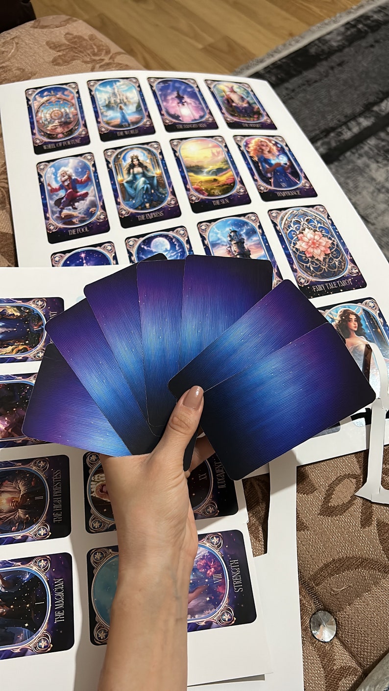 78 Printable Ocean Wave Tarot Cards Deck Digital Tarot Cards Deck Pdf ...