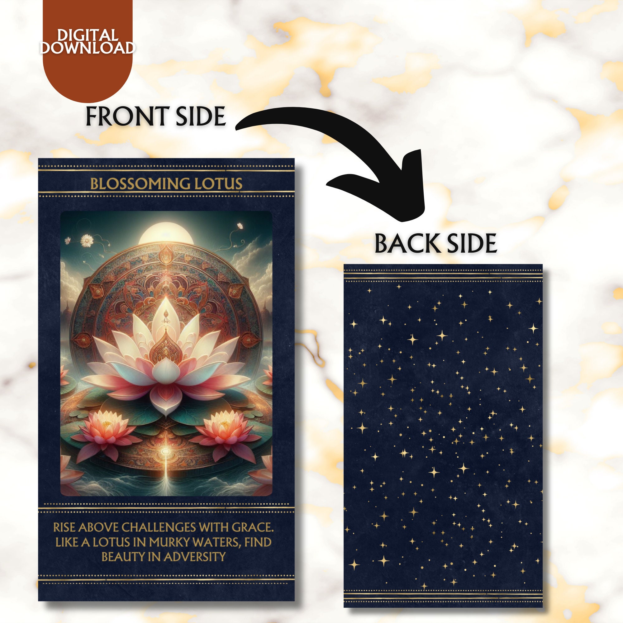 Mystical Nature Oracle Digital Deck of 52 Nature-inspired Cards, Wisdom ...