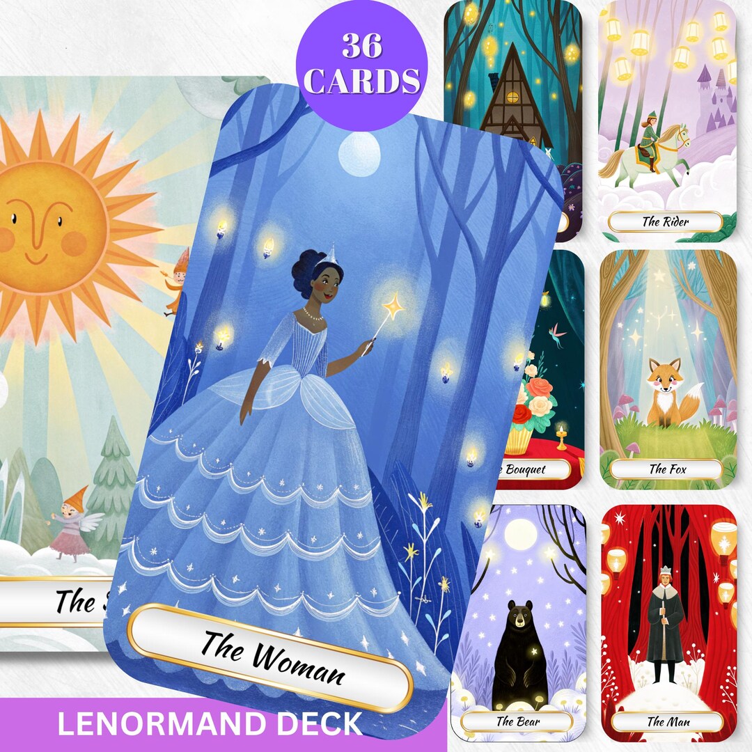 Fairy Tale Tarot Lenormand Tarot Cards Deck Tarot Deck Digital Tarot ...