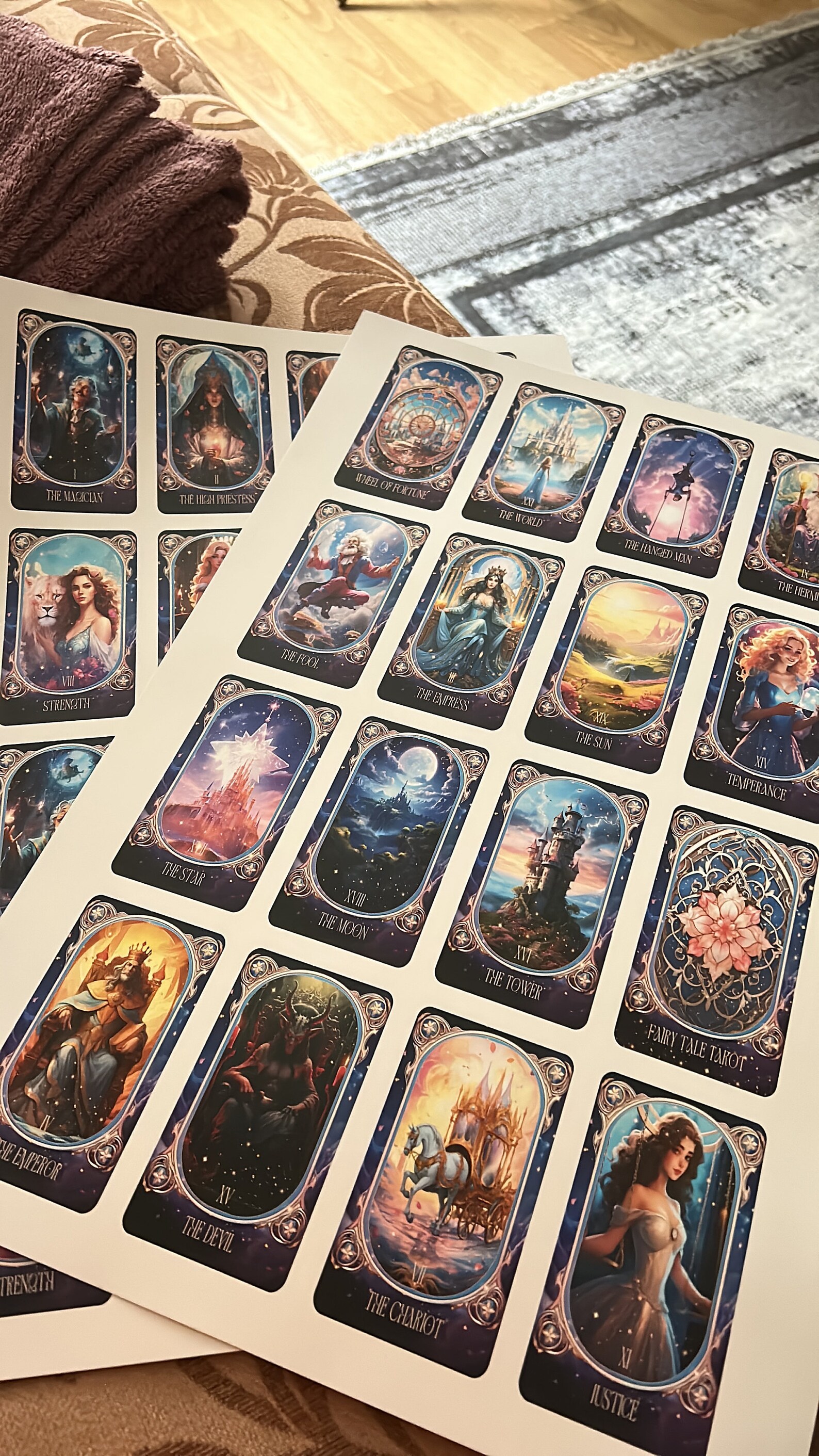 78 Printable Ocean Wave Tarot Cards Deck Digital Tarot Cards Deck Pdf ...