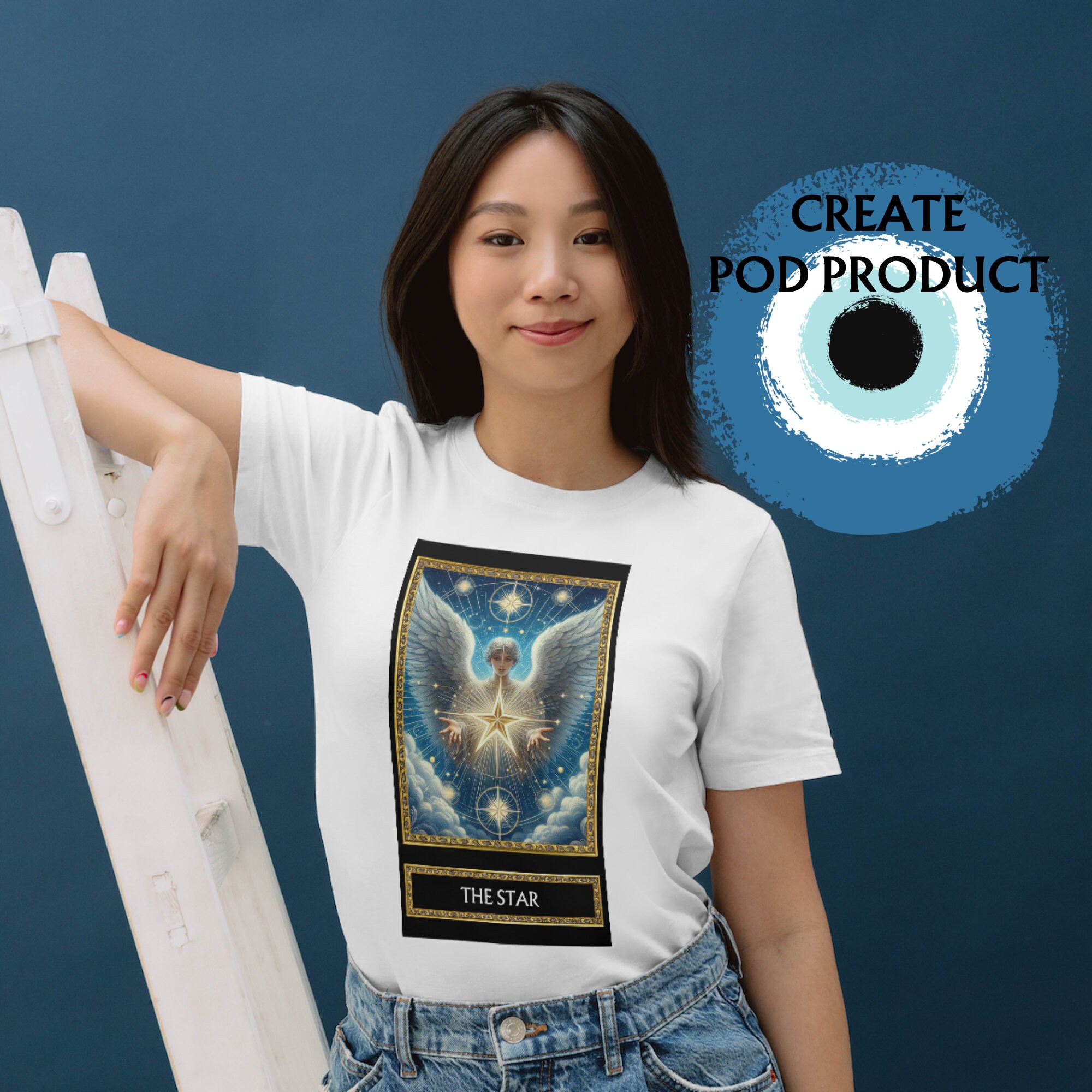 Angel Tarot Deck Printable 22 Major Arcana Set Unique Angel Wings ...