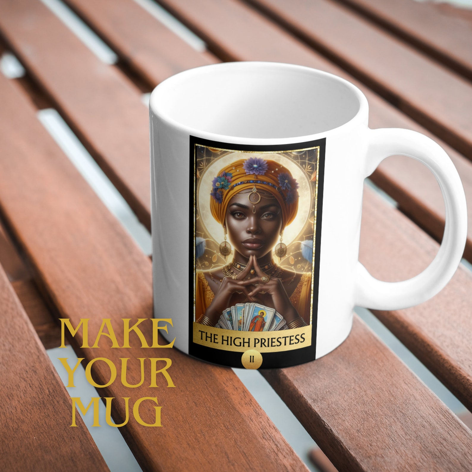 African Woman 22 Major Arcana Tarot Cards, Printable Tarot Deck Digital ...