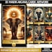 22 Major Arcana Tarot Cards Elephant Tarot Deck Digital African Tarot ...