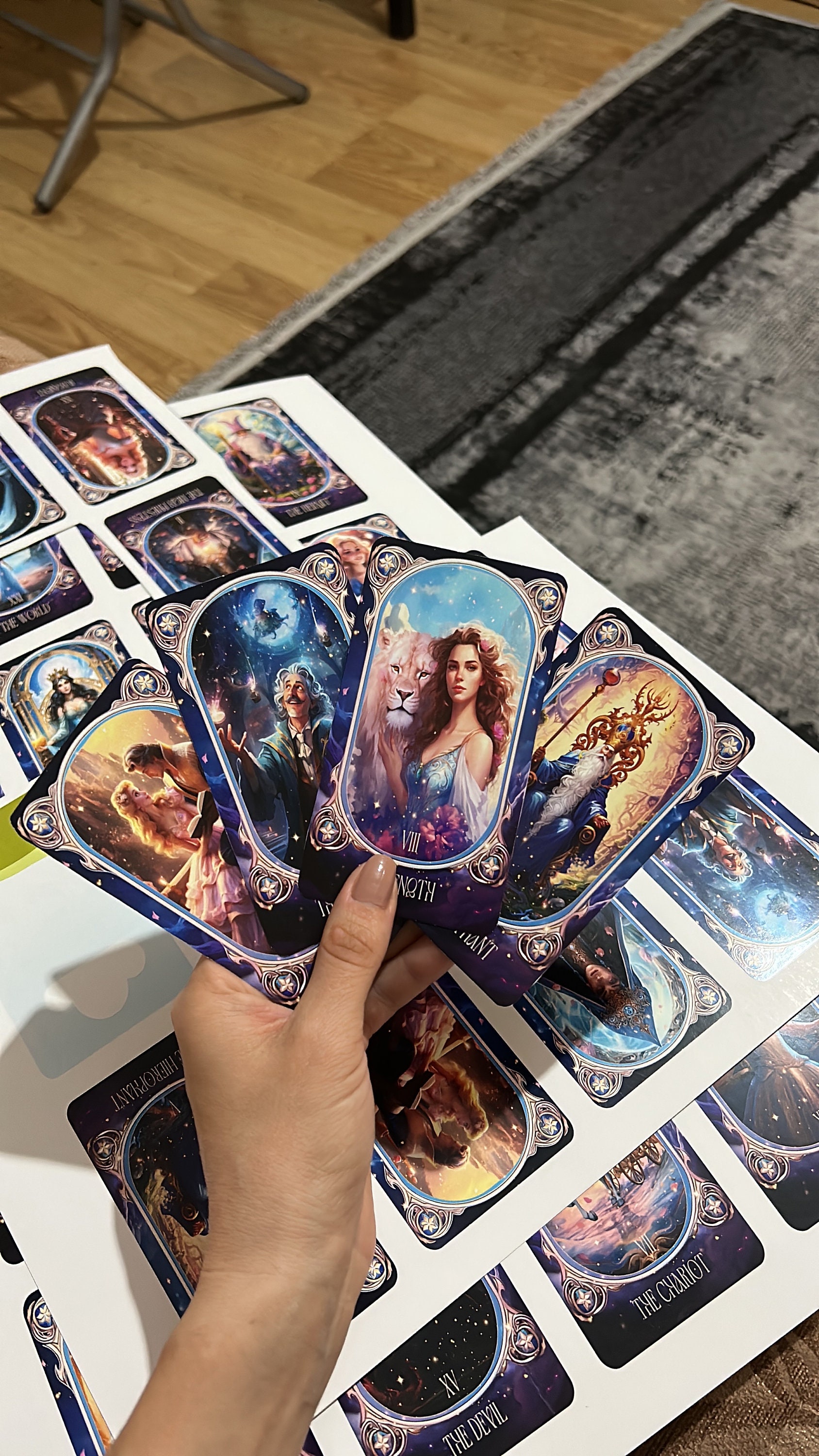 Printable Candy Major Arcana Cards Deck Digital Tarot Cards Deck Pdf ...