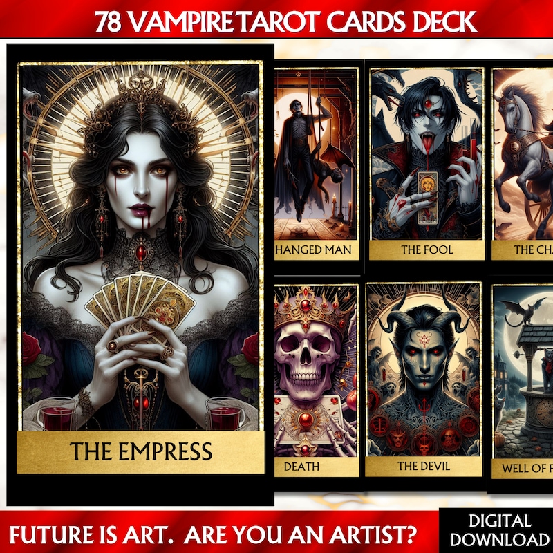 Vampire Cards - Etsy