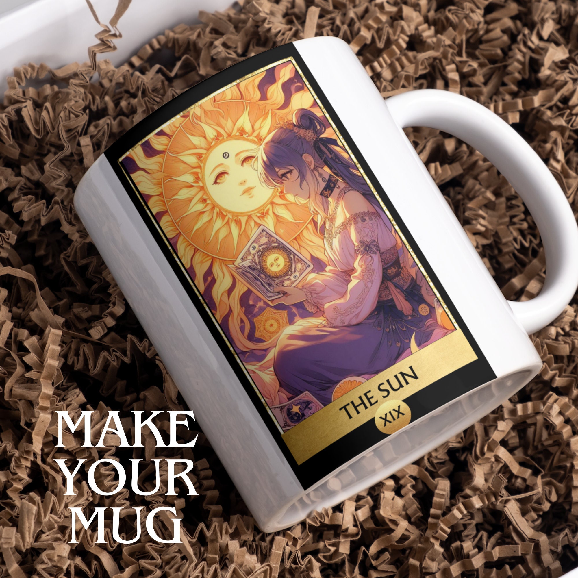 78 Tarot Cards Deck Japanese Tarot Deck Digital Japanese Artwork Printable Tarot Cards ...