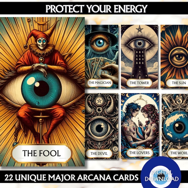 Evil Eye Oracle Card Deck - Etsy