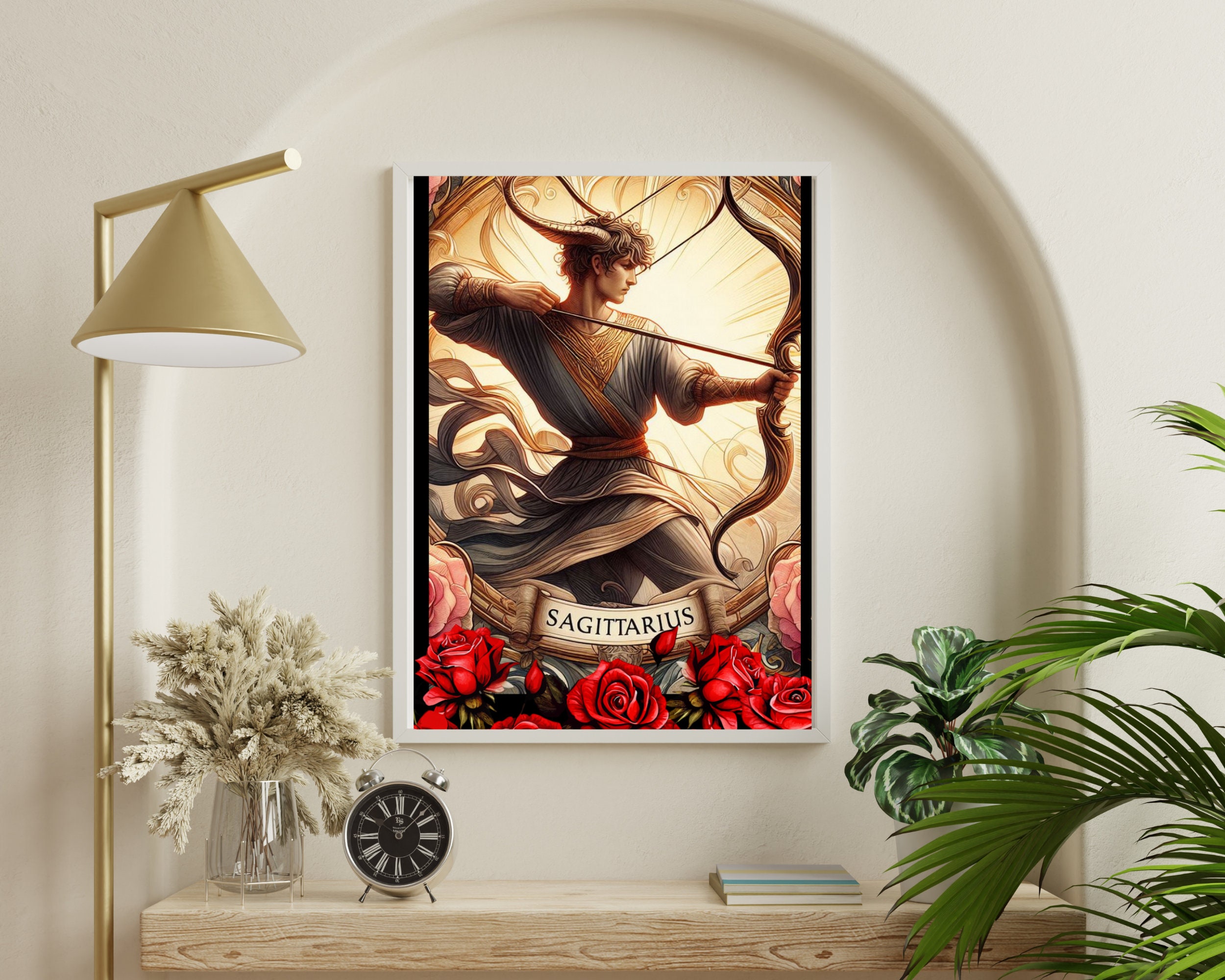 Rose Zodiac Tarot Cards Clipart, 12 Zodiac Cards Png, Zodiac Design ...